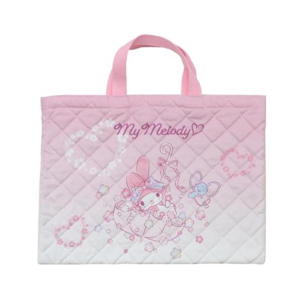 「レッスンバッグ キルトバッグ」 マイメロディ サンリオ キャラクター レッスンバッグ キルトレッスンバッグ キルティング素材のママの手作り風バッグで通園通学もバッチリ 大人気サンリオキャラクターのスクール雑貨シリーズこちらは定番アイテム[...