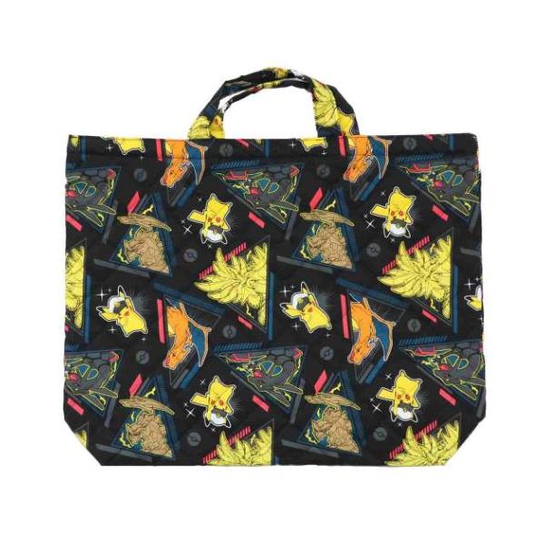 「レッスンバッグ キルトバッグ」 ポケットモンスター レッスンバッグ キルトレッスンバッグ大 クロ ポケモン マルヨシ キルティング素材のママの手作り風バッグで通園通学もバッチリ 大人気[POCKET MONSTER/ポケットモンスター]の...