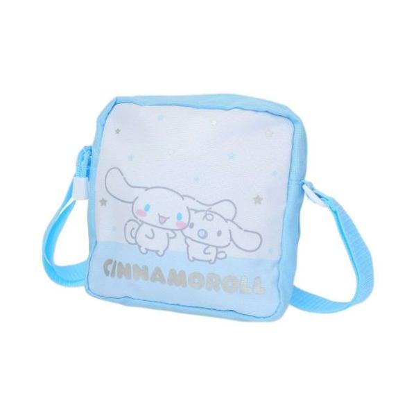 「ショルダーバッグ」 シナモロール ショルダーバッグ 子供用斜め掛けかばん サックス サンリオ キャラクター ちょっとしたお出かけに便利なキッズポシェット 大人気サンリオキャラクターグッズにまたまた可愛いnewアイテム登場こちらはとってもか...