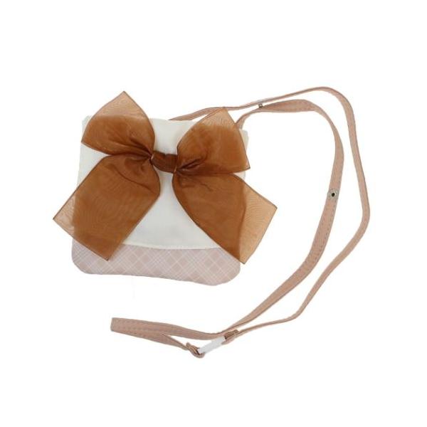 「クリップポケット」 クリップポケット ショルダー付きどこでもポッケ リボン LATTE＆IVORY カミオジャパン ポケットがない服でもクリップで簡単に取り付け出来る 毎日が楽しくなるキュートなZAKKAシリーズこちらはハンカチやティッシ...