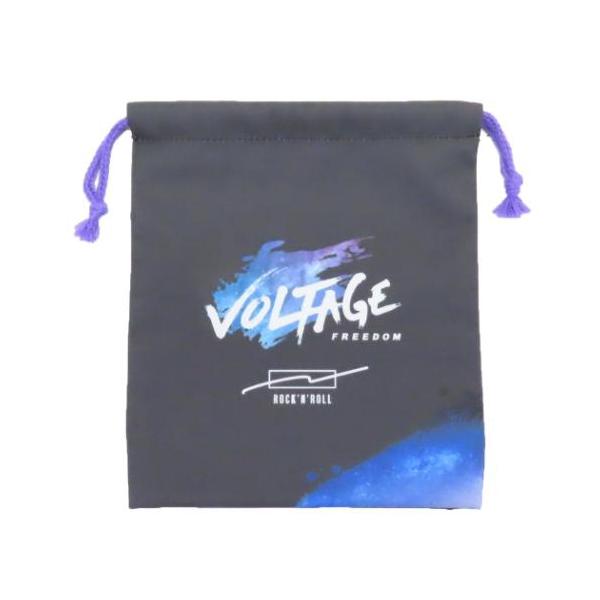 「巾着袋」 巾着袋 VOLTAGE FREEDOM マチ付ききんちゃくポーチ 新入学 カミオジャパン マチ付きだからいろいろ使える！ランチタイムに大活躍の巾着袋 入学 新学期にぴったりのキュートなランチ雑貨シリーズこちらはとっても可愛い[マ...