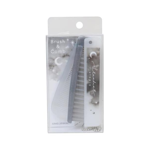 「ブラシ くし」 ヘアブラシ スターダストユートピア 折りたたみブラシ＆コーム 折りたたみくし いつでもどこでも身だしなみチェック 毎日が楽しくなるキュートなZAKKAシリーズこちらは身だしなみの必需品[折りたたみブラシ＆コーム]折りたたみ...