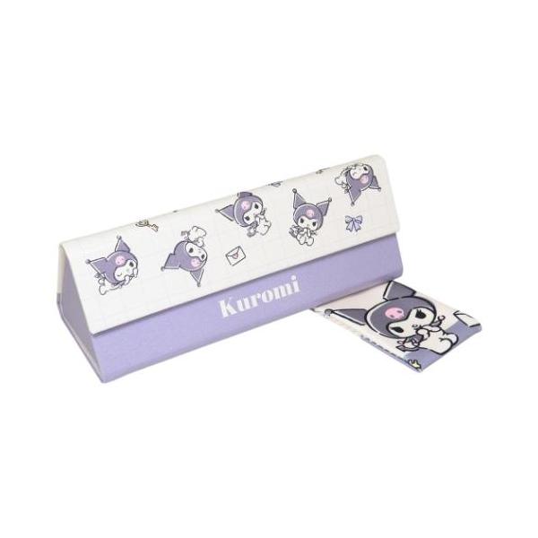 「メガネ サングラス」 クロミ サンリオ キャラクター 眼鏡ケース クロス付き折りたたみメガネケース 使わない時には折りたためてコンパクトに持ち運べる 大人気サンリオキャラクターズグッズにまたまた可愛いnewアイテム登場こちらは大人気アイテ...