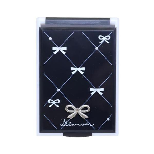 「手鏡」 カードミラーS モノトーンリボンコスメ 手鏡 カミオジャパン blanoir リボン 超ミニサイズでポーチにすっぽり収まるスタンド式ミラー 毎日が楽しくなるキュートなコスメ雑貨シリーズこちらは身だしなみの必需品[ミニスタンドミラー...