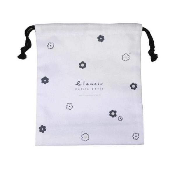 「巾着袋」 巾着袋 blanoir マチ付き巾着 きんちゃくポーチ デイジー blanoirのかわいいランチ雑貨シリーズ 入学 新学期にぴったりのキュートなランチ雑貨シリーズこちらはかわいい[マチ付き巾着袋]しわになりくくアイロンもらくらく...