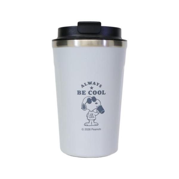 「タンブラー グラスその他」 スヌーピー フタ付き保温保冷コップ カフェタンブラー 350ml ALWAYS BE COOL ピーナッツ フタを外してコンビニのコーヒー用タンブラーにも使える 大人気[PEANUTS/SNOOPY]グッズにま...