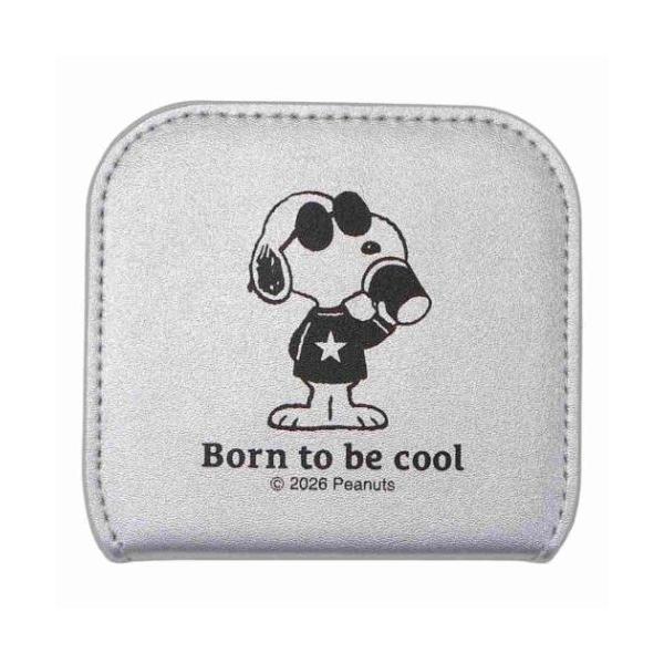 「手鏡」 スヌーピー グッズ 手鏡 ピーナッツ キャラクター Born to be coolシリーズ登場 大人気[PEANUTS/SNOOPY]グッズにまたまた可愛いnewアイテム登場こちらはお洒落な女子の必需品[折りたたみミラー]開いてス...