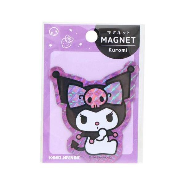 「クリップ マグネット」 クロミ ホログラムマグネット 磁石 サンリオ キラッキラでコレクションしたくなっちゃう可愛いマグネット 大人気サンリオキャラクターグッズにまたまた可愛いnewアイテム登場こちらはかわいい[マグネット]キャラダイカッ...