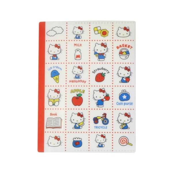 「ノートその他」 ハローキティ サンリオ キャラクター スタンプブック 大人のスタンプ帳 レトロ 内側のポケットがスタンプ台紙の保管に便利 大人気サンリオキャラクターからまたまた可愛いアイテム登場こちらはかわいい[大人のスタンプ帳]内側のポ...