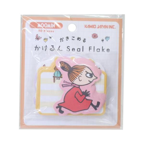 「フレークシール」 ムーミン かきこめる かけるんSeal Flake メッセージシール リトルミイ 北欧 キャラクター 鉛筆でメッセージを書き込めるからデコるのに便利 大人気[Moomin/ムーミン]グッズにまたまた可愛いnewアイテム登...