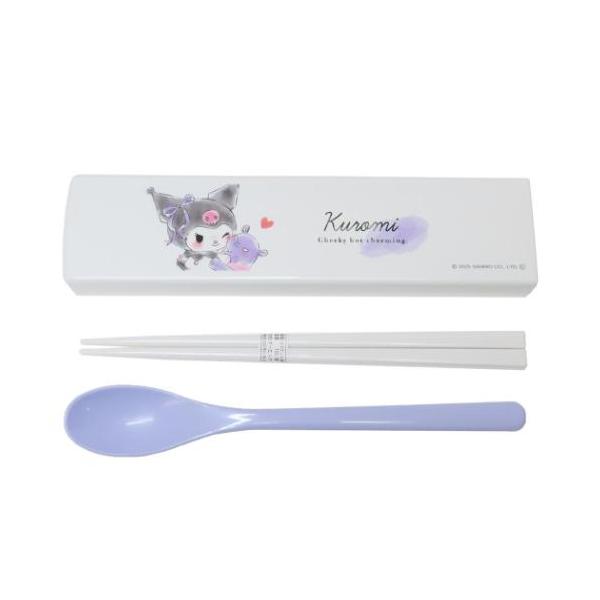 「コンビ トリオセット」 クロミ サンリオ キャラクター コンビセット ツインセット スライド式 サンリオキャラクターのかわいいランチ雑貨シリーズ 入学 新学期にぴったりのキュートなランチ雑貨シリーズこちらはお箸とスプーンがセットになったコ...