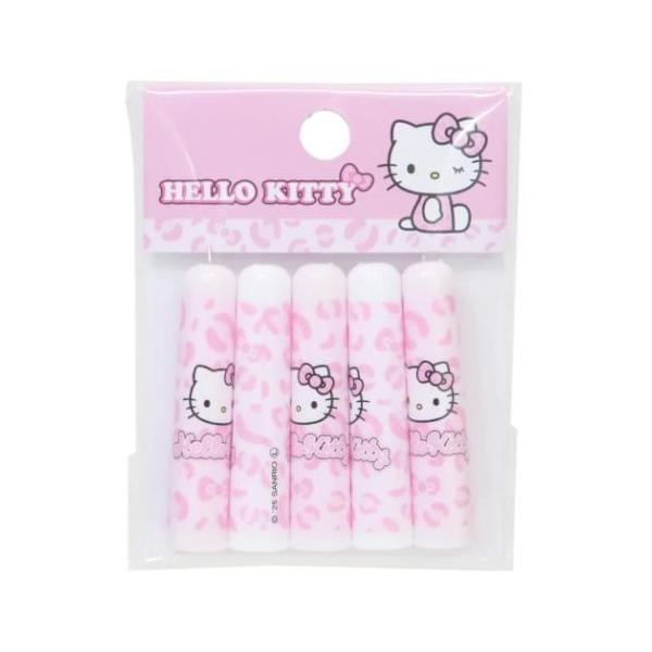 「鉛筆キャップ 鉛筆削り」 ハローキティ えんぴつカバー5本セット サンリオ 鉛筆キャップ キャラクター ギャルキティ ピンク ヒョウ柄のリボンを付けたキティがかわいいギャルキティシリーズ 大人気サンリオキャラクターグッズにまたまた可愛いn...