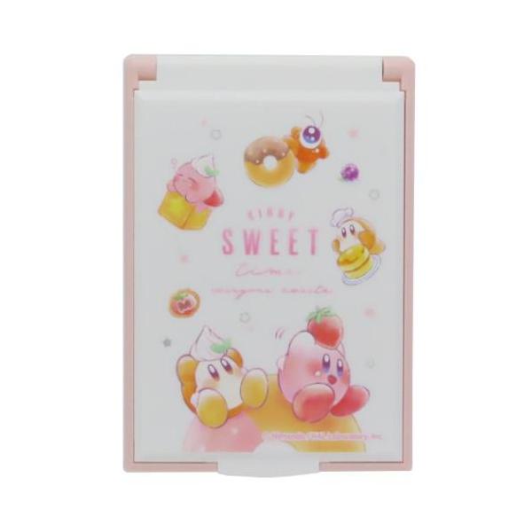 「手鏡」 星のカービィ 手鏡 カードミラーS EVERYONE SWEET 超ミニサイズでポーチにすっぽり収まるスタンド式ミラー 大人気ゲーム[星のカービィ]グッズにまたまた可愛いnewアイテム登場こちらは身だしなみの必需品[カードミラー]...