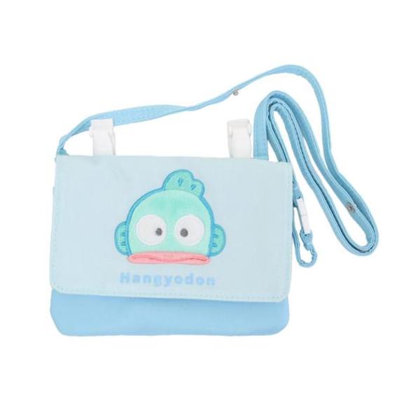 「クリップポケット」 ハンギョドン クリップポケット 横長タイプ ショルダーひもつき どこでもポッケ サンリオ ポケットがない服でもクリップで簡単に取り付け出来る 大人気サンリオキャラクターグッズにまたまた可愛いnewアイテム登場こちらはハ...