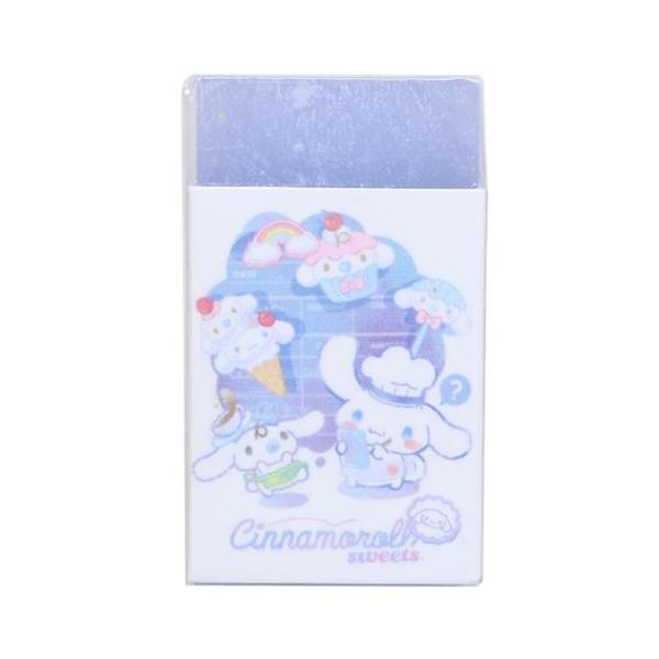 「消しゴム」 シナモロール グッズ けしごむ キャラクター クリアカラー消しゴム waiter time 半透明のゴムがおしゃれ 大人気サンリオキャラクターのステーショナリーシリーズこちらはかわいい[クリアカラー消しゴム]しっかり消せて大活...