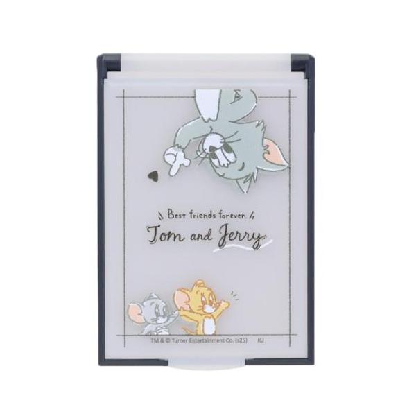 「手鏡」 トムとジェリー 手鏡 カードミラーS Doodle Touch ワーナーブラザース カミオジャパン 超ミニサイズでポーチにすっぽり収まるスタンド式ミラー 大人気トム＆ジェリーグッズにまたまた可愛いnewアイテム登場！こちらは身だし...