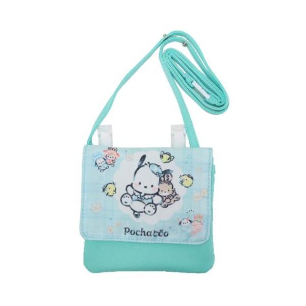「クリップポケット」 ポチャッコ キャラクター クリップポケット ショルダー付きどこでもポッケ チェックルック サンリオ ポケットのない服などに付けられて便利 大人気サンリオキャラクターグッズにまたまた可愛いnewアイテム登場こちらはハンカ...