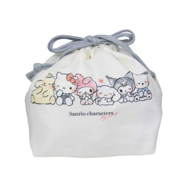 「ランチ巾着」 お弁当きんちゃくポーチ サンリオキャラクターズ ランチ巾着 サンリオ カミオジャパン サンリオキャラクターのかわいいランチ雑貨シリーズ 入学 新学期にぴったりのキュートなランチ雑貨シリーズこちらはお弁当箱を入れるのにぴったり...