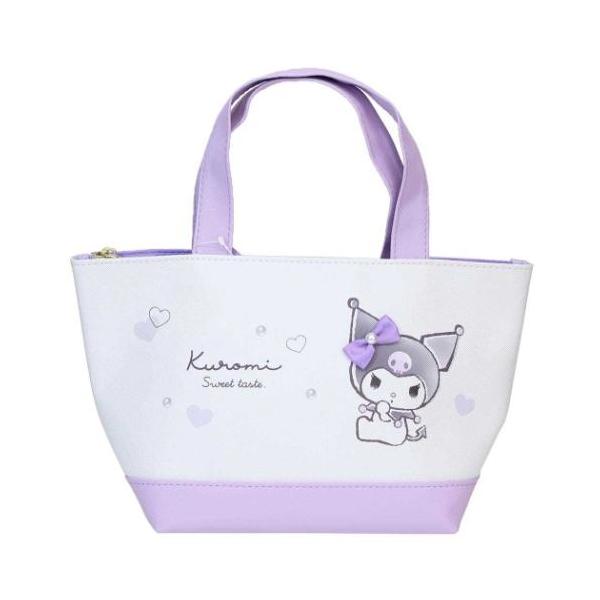 「ランチトート」 クロミ 保冷バッグ 保冷ポーチ サンリオ ランチバッグ キャラクター トートバッグと保冷ポーチで分けて使うこともできる！ 大人気サンリオキャラクターのランチ雑貨シリーズこちらは定番アイテム[保冷ランチバッグ]保冷部分はポー...