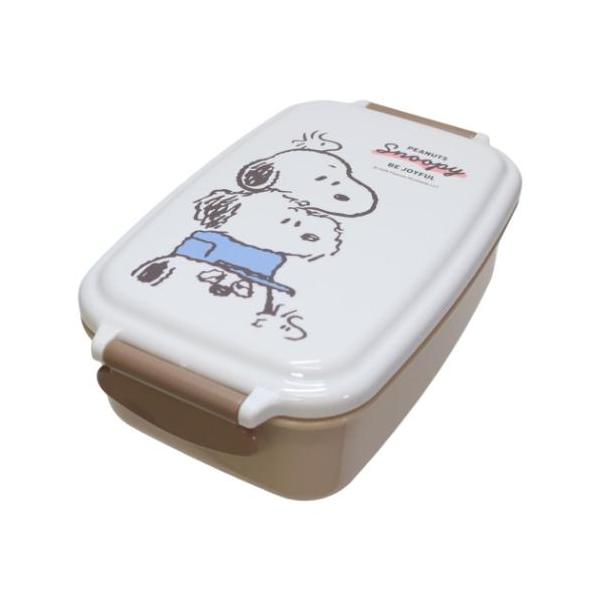 「お弁当箱 シール容器」 スヌーピー 抗菌 1段ランチボックス ピーナッツ お弁当箱 キャラクター ぎゅっとよりあう スヌーピーのかわいいランチ雑貨シリーズ 入学 新学期にぴったりのキュートなランチ雑貨シリーズこちらはかわいい[1段ランチボ...