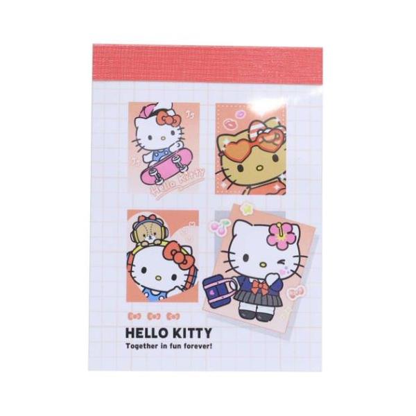 「メモ帳」 ハローキティ グッズ メモ帳 サンリオ キャラクター ミニミニメモ サッと取り出してメモできる超便利なちっちゃいメモ 大人気サンリオキャラクターのステーショナリーシリーズこちらは定番アイテム[ミニメモパッド]中のメモの絵柄は2種...