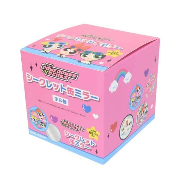 「手鏡」 パワーパフガールズ シークレット缶ミラー 全8種8個入セット 手鏡 キャラクター 全部集めたくなるトレーディング雑貨シリーズ スーパーパワーを持ったブロッサム バブルス バターカップの3人娘が大活躍する[POWER PUFF GI...