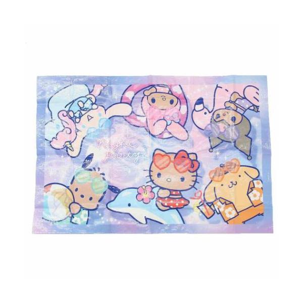「レジャーシート」 ピクニック用品 サンリオキャラクターズ レジャーシート Sanrio ナイトパーティ 1-2人用 ビニールシート アウトドア 遠足、ピクニックなどアウトドアで大活躍 大人気サンリオキャラクターズグッズにまたまた可愛いne...