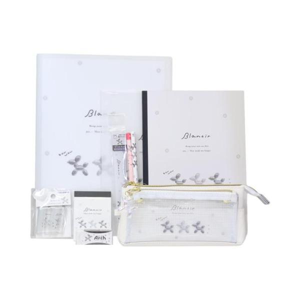 「文房具セット」 文具セット Blanoir ブラノワール 10点文房具セット バルーンドッグ カミオジャパン 入学新学期にぴったりな文具10点セット 毎日が楽しくなるキュートなステーショナリーシリーズこちらは大好評の文具がパックになった[...