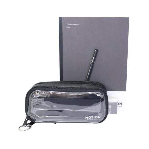 「文房具セット」 文具セット MOTiON 4点文房具セット black カミオジャパン 入学新学期にぴったりな文具4点セット シンプルデザインで使いやすい[MOTiON]ステーショナリーシリーズこちらは大好評の文具がパックになった[文房具...