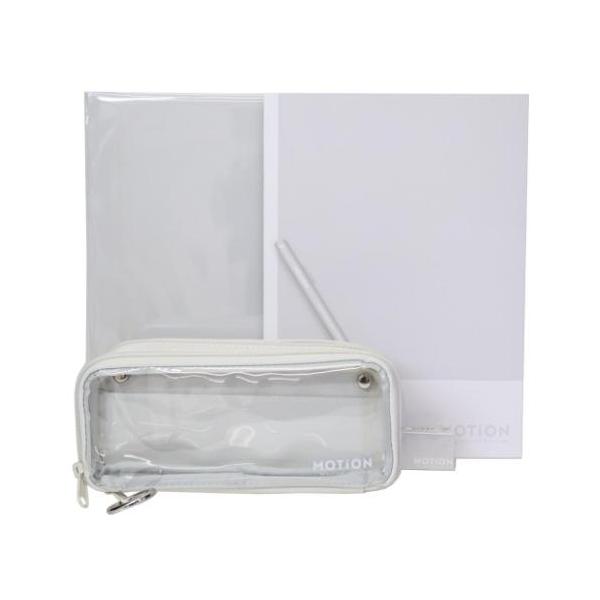 「文房具セット」 5点文房具セット MOTiON 文具セット カミオジャパン gray 入学新学期にぴったりな文具5点セット シンプルデザインで使いやすい[MOTiON]ステーショナリーシリーズこちらは大好評の文具がパックになった[文房具5...