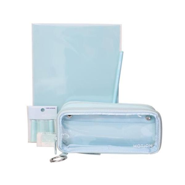 「文房具セット」 5点文房具セット MOTiON 文具セット カミオジャパン mint 入学新学期にぴったりな文具5点セット シンプルデザインで使いやすい[MOTiON]ステーショナリーシリーズこちらは大好評の文具がパックになった[文房具5...