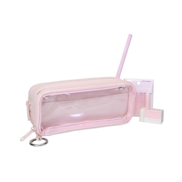「文房具セット」 4点文房具セット MOTiON 文具セット カミオジャパン pink 入学新学期にぴったりな文具4点セット シンプルデザインで使いやすい[MOTiON]ステーショナリーシリーズこちらは大好評の文具がパックになった[文房具4...