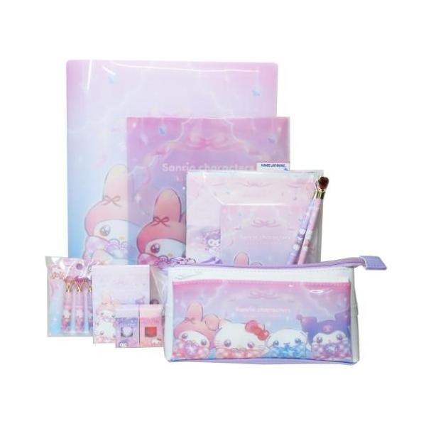 「文房具セット」 10点文房具セット サンリオキャラクターズ 文具セット サンリオ カミオジャパン アップ 入学新学期にぴったりな文具10点セット 大人気サンリオキャラクターグッズにまたまた可愛いnewアイテム登場こちらは大好評の文具がパッ...