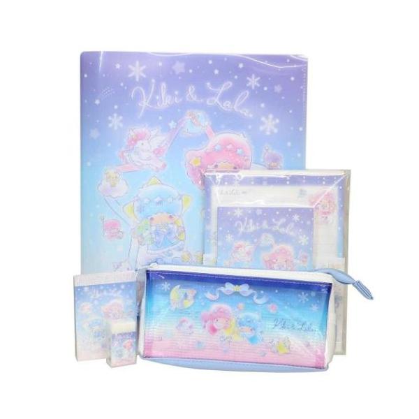 「文房具セット」 リトルツインスターズ グッズ 文具セット サンリオ キャラクター 5点文房具セット 入学新学期にぴったりな文具5点セット 大人気サンリオキャラクターグッズにまたまた可愛いnewアイテム登場こちらは大好評の文具がパックになっ...