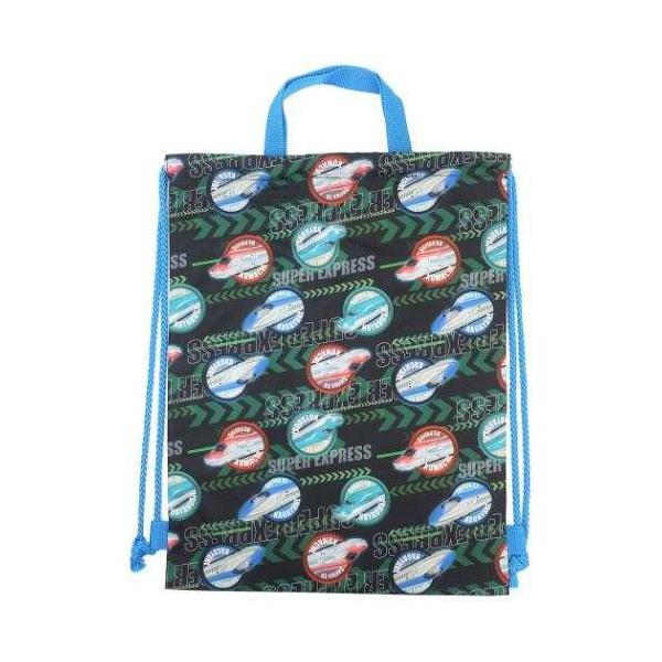 「シューズバッグ」 運動靴かばん スーパーエクスプレス ナップ シューズバッグ 鉄道 高波クリエイト 新入学 ランドセルの上から背負えるナップサック 男の子大好き[スーパーエクスプレス]のスクール雑貨シリーズこちらは定番人気アイテム[シュー...