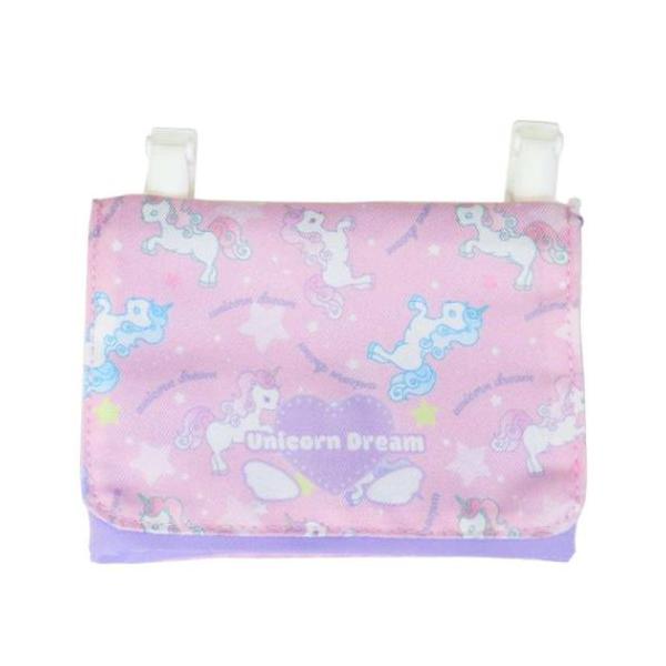 「クリップポケット」 クリップポケット ハートユニコーン ポケットポーチ ポケットのない服に付けてアクセントになって便利でかわいい 毎日が楽しくなるキュートなZAKKAシリーズこちらはポケットがない服でもポケット代わりに使える[クリップポー...