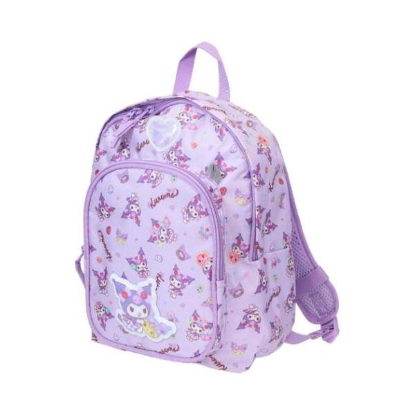 「リュックサック」 クロミ キッズデイパック リュックM サンリオ 高波クリエイト 前ポケットも付いた使いやすいリュック 大人気サンリオキャラクターグッズにまたまた可愛いnewアイテム登場こちらは使いやすい[キッズリュック]リフレクターやチ...