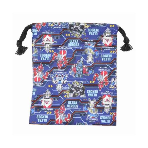 「巾着袋」 ウルトラヒーローズ きんちゃくポーチS 特撮ヒーロー 巾着袋 キャラクター 幼稚園や小学校でのコップ袋や旅行用のポーチとして大活躍 大人にも子供にも大人気の特撮ヒーロー[ウルトラマン]のスクール雑貨シリーズこちらは小物を入れたり...