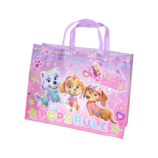 「プールバッグ」 プールバッグ パウパトロール マチアリトートバッグ 角型 ピンク ビーチバッグ 海プール サマーレジャー用品 海やプールはもちろん、キャンプ等の時にも大活躍のビーチバッグ ニコロデオンで人気のカナダ制作の幼児向けアニメ[パ...