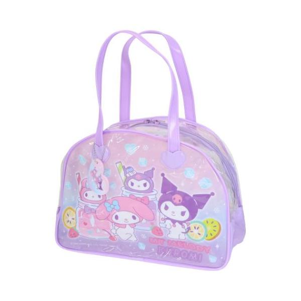 「プールバッグ」 プールバッグ マイメロディ＆クロミ ボストンバッグ サンリオ ビーチバッグ 海プール サマーレジャー用品 海やプールはもちろん、キャンプ等の時にも大活躍のビーチバッグ 大人気サンリオキャラクターグッズにまたまた可愛いnew...
