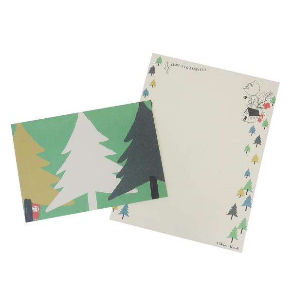 「レターセット」 手紙セット レターセット 赤ずきん 狼とかくれんぼ 木野瀬印刷 赤ずきんのかわいいレターセット 毎日が楽しくなるキュートなZAKKAシリーズこちらは定番アイテム[レターセット]便箋6枚、封筒3枚がセットになっています。かわ...