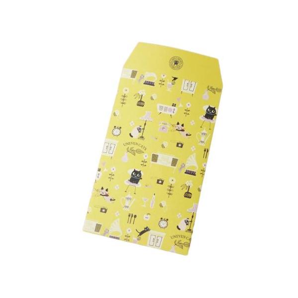 「ポチ袋」 ポチ袋 ポチ袋小 3枚入 UNEVEN CATS room 木野瀬印刷 お年玉やお気持ちを包むのにぴったりなポチ袋 お年玉やお気持ちを包むのにぴったりなポチ袋シリーズキッズが喜ぶ可愛いものから、思わず笑っちゃうデザイン、キャラク...