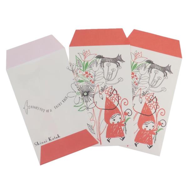 「ポチ袋」 ポチ袋 ポチ袋小 3枚入 赤ずきん 花束を 木野瀬印刷 お年玉やお気持ちを包むのにぴったりなポチ袋 お年玉やお気持ちを包むのにぴったりなポチ袋シリーズキッズが喜ぶ可愛いものから、思わず笑っちゃうデザイン、キャラクター柄まで。種類...