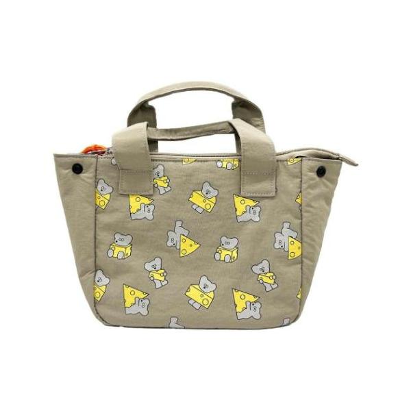 「ランチトート」 ナイロン保冷ランチバッグ ねずみのANDY ランチバッグ アンディ ロータスウイング 大人気ねずみのアンディのキュートなランチ雑貨シリーズ イラストレーター松本セイジが描く人気キャラクターしっぽのないネズミ[ねずみのAND...