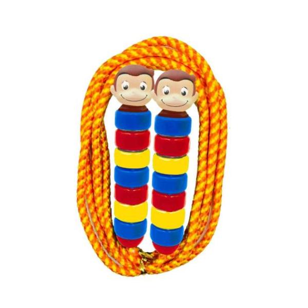 「おもちゃ」 おさるのジョージ おもちゃ たのしいなわとび 尾上萬 ピクニックやアウトドアで、縄飛びをして盛り上がろう 世界中で愛されている人気絵本[キュリアスジョージ/おさるのジョージ]にまたまた可愛いnewアイテム登場こちらはキッズにお...