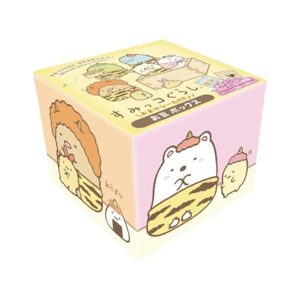 軽減税率 「食玩 お菓子」 すみっコぐらし キャラクター お菓子 お豆ぼっくす A柄 おまけシール1枚入り（全4種） サンエックス 付属の煎り豆をまいて鬼（邪気）を追い払おう！ 鬼は外、福は内すみっコぐらしのかわいい節分セット描きおろし特別...