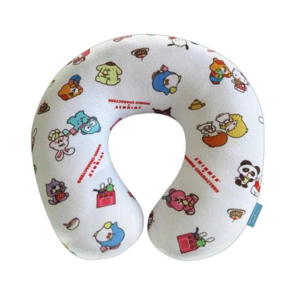 「枕」 スイマーxサンリオキャラクターズ キャラクター トラベルまくら ネックピロー ホワイト SWIMMERxSANRIO 首と肩にしっかりフィットする 人気雑貨ブランド[SWIMMER/スイマー]と[サンリオキャラクターズ]のコラボグッ...