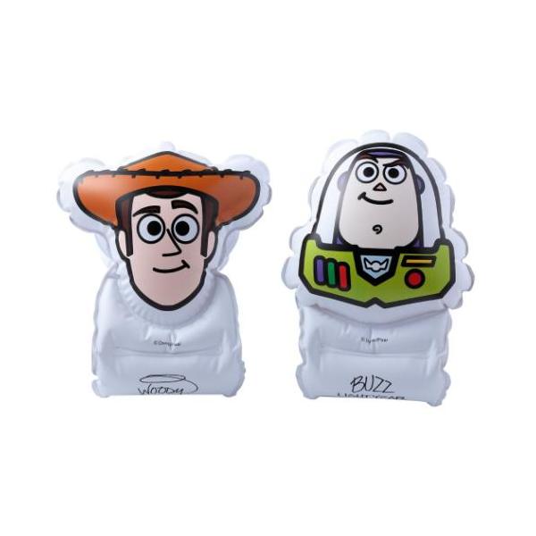 「アウトドアグッズその他」 トイストーリー グッズ 腕用浮き輪 キャラクター フェイス付アームリング プールや海で大活躍！ウデに付けるタイプの浮き輪 大人気ディズニーキャラクターのサマーレジャーシリーズこちらはプールや海など夏のレジャーにぴ...