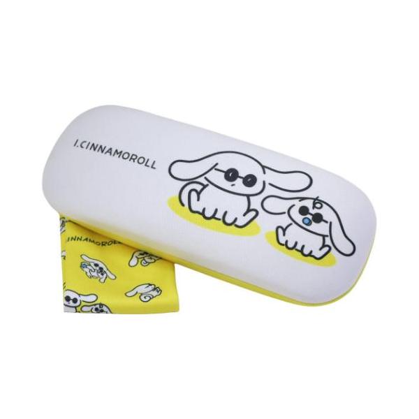 「メガネ サングラス」 アイシナモロール サンリオ キャラクター 眼鏡ケース クロス付きメガネケース サングラス 大切なメガネをキズから守るハードタイプの眼鏡ケース 大人気サンリオキャラクターグッズにまたまた可愛いnewアイテム登場こちらは...