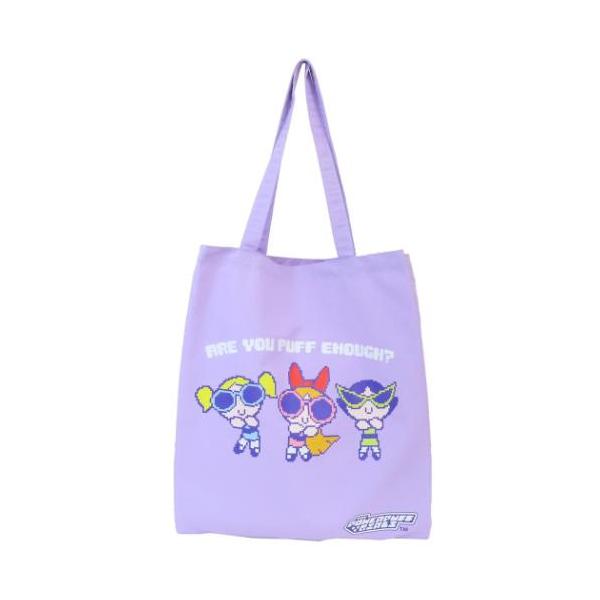 「トートバッグ」 パワーパフガールズ グッズ 手提げかばん キャラクター パワーパフガールズからトラベルシリーズ登場 スーパーパワーを持ったブロッサム バブルス バターカップの3人娘が大活躍する[POWER PUFF GIRLS]グッズにま...